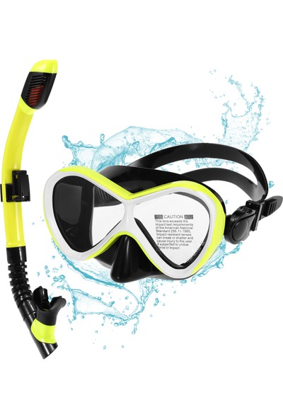 KKmoon Çocuklar Kuru Şnorkel Tüp Set ile Profesyonel Yüzme (Yurt Dışından)