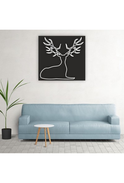 Geyik Tasarımlı Tablo 1