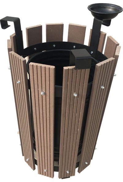 Safir Safirkom Kompozit Ahşap Yuvarlak Çöp Kovası (30 Lt) Sç12 Kahverengi Safir Safirkom Kompozit Ahşap Yuvarlak Çöp Kovası (30 Lt) Sç12 Kahverengi