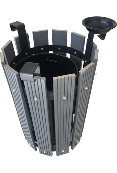 Safir Safirkom Kompozit Ahşap Yuvarlak Çöp Kovası (30 Lt) Sç12 Antrasit Safir Safirkom Kompozit Ahşap Yuvarlak Çöp Kovası (30 Lt) Sç12 Antrasit