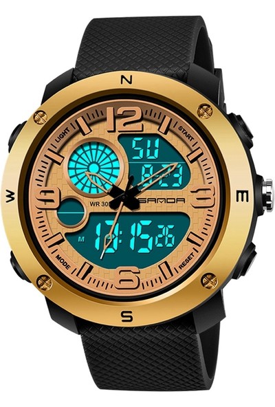 Sanda 762 Su Geçirmez Erkek Ectronic Saat Altın (Yurt Dışından) Sanda 762 Su Geçirmez Erkek Ectronic Saat Altın (Yurt Dışından)