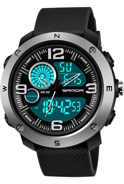 Sanda 762 Su Geçirmez Erkek Ectronic Saat Gümüş (Yurt Dışından) Sanda 762 Su Geçirmez Erkek Ectronic Saat Gümüş (Yurt Dışından)