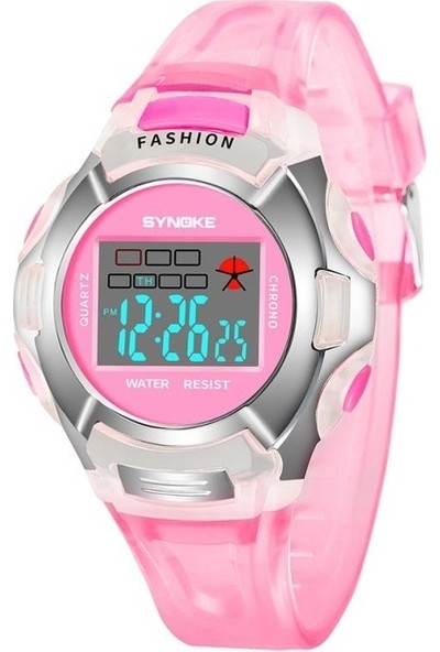 Synoke 99329 Su Geçirmez Çocuk Saati Pembe (Yurt Dışından)