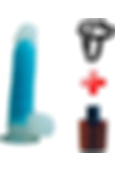 Lilitu Shop Belden Bağlamalı Gece Parlayan Fosforlu 21 cm Realistik Vantuzlu Şeffaf Dildo Penis Lilitu Shop Belden Bağlamalı Gece Parlayan Fosforlu 21 cm Realistik Vantuzlu Şeffaf Dildo Penis
