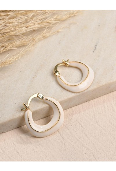 Jimmy Key Kadın Karışık Mine Taşlı Halka Figürlü Küpe Jimmy Key Kadın Karışık Mine Taşlı Halka Figürlü Küpe