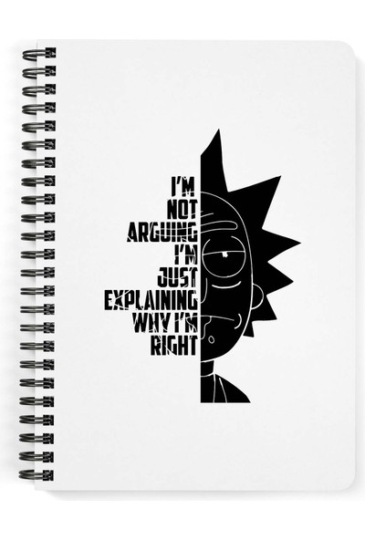 Astak Rick And Morty Baskılı Ahşap Kapaklı Defter 15X20 cm DFT6120 Astak Rick And Morty Baskılı Ahşap Kapaklı Defter 15X20 cm DFT6120