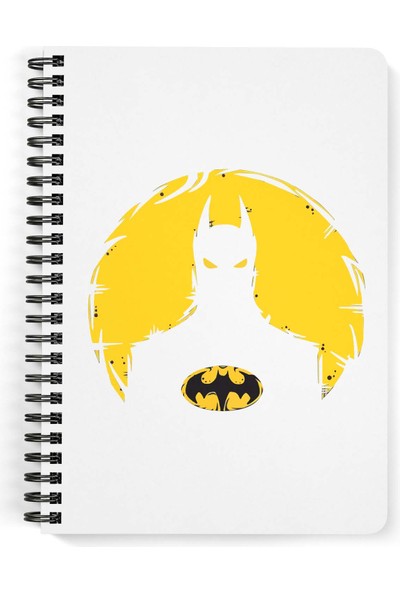 Astak Batman Baskılı Ahşap Kapaklı Defter 15X20 cm DFT214