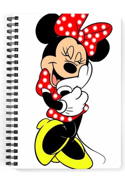 Astak Mickey Mouse Baskılı Ahşap Kapaklı Defter 15X20 cm DFT3736