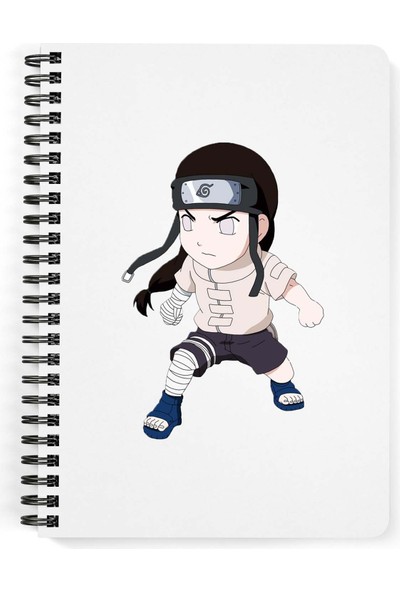 Astak Naruto Neji Baskılı Ahşap Kapaklı Defter 15X20 cm DFT6473