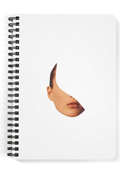 Astak Kadın Baskılı Ahşap Kapaklı Defter 15X20 cm DFT291