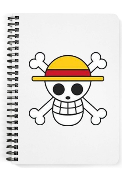 Astak One Piece Baskılı Ahşap Kapaklı Defter 15X20 cm DFT6586