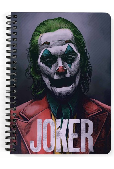 Astak Joker Baskılı Ahşap Kapaklı Defter 15X20 cm DFT5009