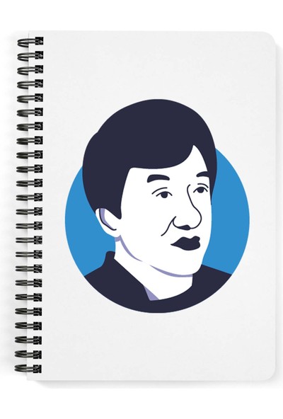 Astak Jackie Chan Baskılı Ahşap Kapaklı Defter 15X20 cm DFT1096 Astak Jackie Chan Baskılı Ahşap Kapaklı Defter 15X20 cm DFT1096