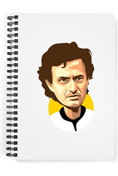 Astak Jose Mourinho Baskılı Ahşap Kapaklı Defter 15X20 cm DFT1214 Astak Jose Mourinho Baskılı Ahşap Kapaklı Defter 15X20 cm DFT1214