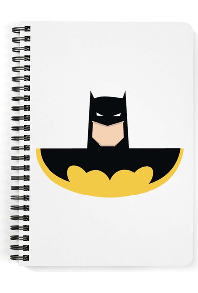 Astak Batman Baskılı Ahşap Kapaklı Defter 15X20 cm DFT1128