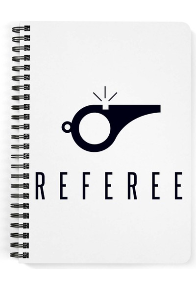 Astak Referee Baskılı Ahşap Kapaklı Defter 15X20 cm DFT1187