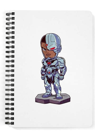 Astak Justice Baskılı Ahşap Kapaklı Defter 15X20 cm DFT5952