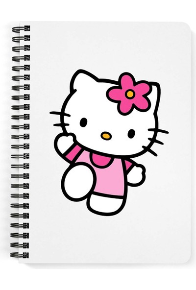Astak Hello Kity Baskılı Ahşap Kapaklı Defter 15X20 cm DFT6282