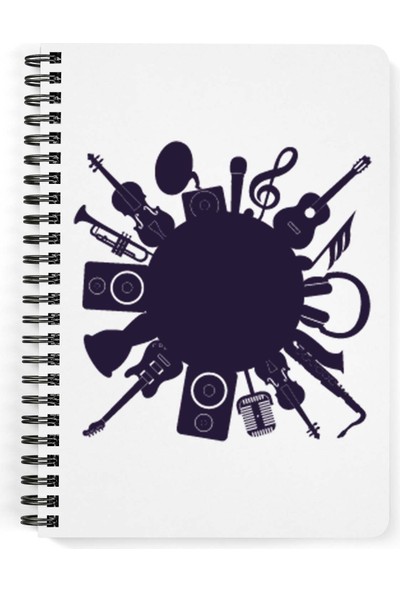 Astak Müzik Enstrümanları Baskılı Ahşap Kapaklı Defter 15X20 cm DFT1551 Astak Müzik Enstrümanları Baskılı Ahşap Kapaklı Defter 15X20 cm DFT1551