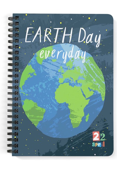 Astak Earth Day Baskılı Ahşap Kapaklı Defter 15X20 cm DFT566 Astak Earth Day Baskılı Ahşap Kapaklı Defter 15X20 cm DFT566