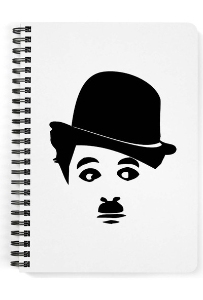 Astak Charlie Chaplin Baskılı Ahşap Kapaklı Defter 15X20 cm DFT5957 Astak Charlie Chaplin Baskılı Ahşap Kapaklı Defter 15X20 cm DFT5957