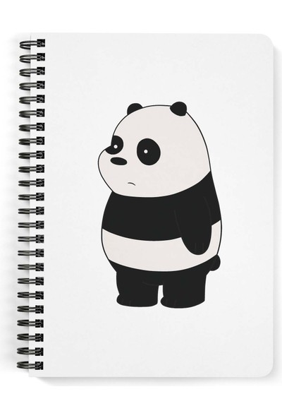 Astak Panda Baskılı Ahşap Kapaklı Defter 15X20 cm DFT251 Astak Panda Baskılı Ahşap Kapaklı Defter 15X20 cm DFT251