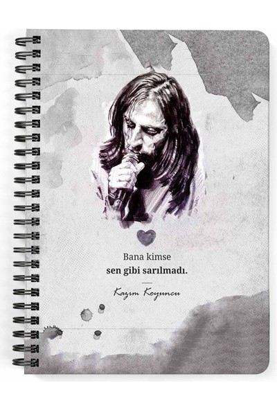 Astak Kazım Koyuncu Baskılı Ahşap Kapaklı Defter 15X20 cm DFT2725 Astak Kazım Koyuncu Baskılı Ahşap Kapaklı Defter 15X20 cm DFT2725