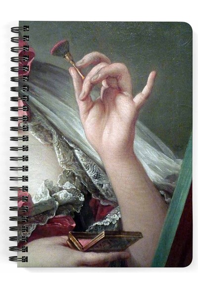 Astak Woman Baskılı Ahşap Kapaklı Defter 15X20 cm DFT3390