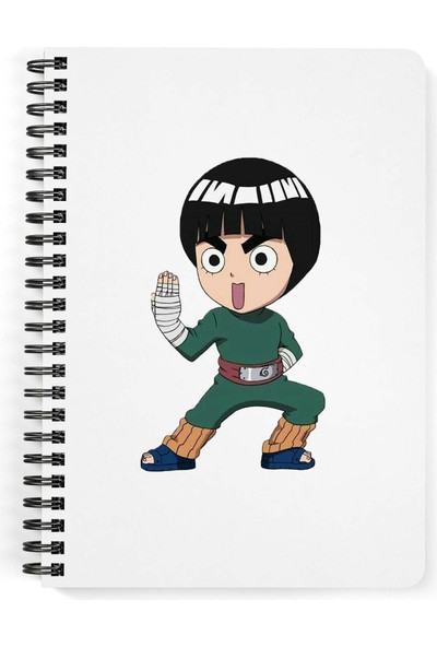 Astak Naruto Lee Baskılı Ahşap Kapaklı Defter 15X20 cm DFT6467 Astak Naruto Lee Baskılı Ahşap Kapaklı Defter 15X20 cm DFT6467