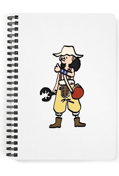 Astak One Piece Baskılı Ahşap Kapaklı Defter 15X20 cm DFT6558