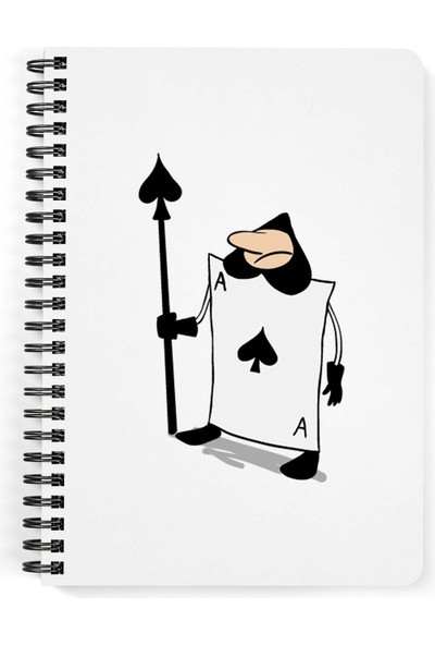 Astak Kart Baskılı Ahşap Kapaklı Defter 15X20 cm DFT1302