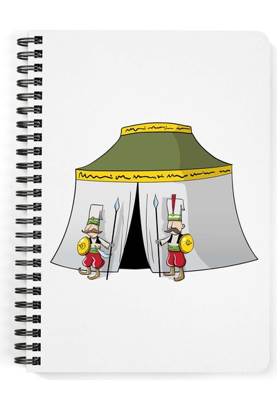 Astak Osmanlı Çadırı Baskılı Ahşap Kapaklı Defter 15X20 cm DFT1440 Astak Osmanlı Çadırı Baskılı Ahşap Kapaklı Defter 15X20 cm DFT1440