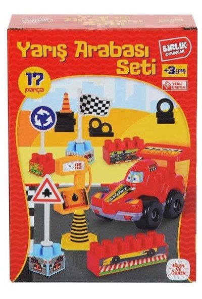 Birlik Oyuncak LEGO 17 Parça Yarış Arabası Seti - URT-10-3599 Birlik Oyuncak LEGO 17 Parça Yarış Arabası Seti - URT-10-3599