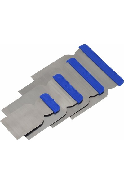 Autobay Çelik Rötuş Spatula Metal Set 4'lü
