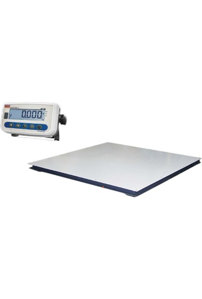 Tem Onaylı Tek Taraflı Akülü 2 Tonluk Baskül 120 x 120 cm