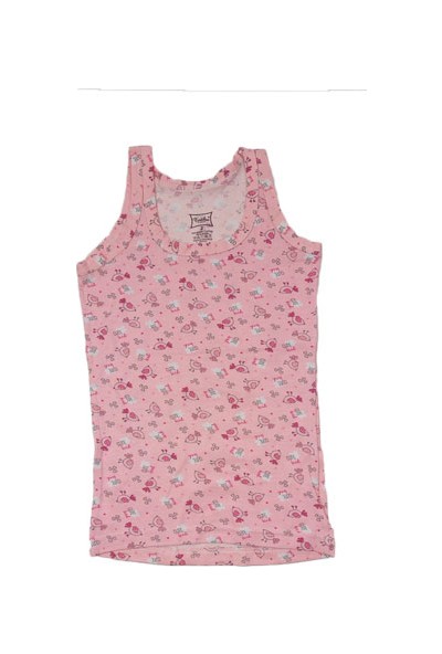 Linotti Kız Çocuk Geniş Askılı 3-4 Yaş Atlet