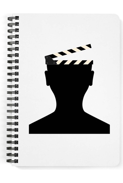 Astak Film Kafası Baskılı Ahşap Kapaklı Defter 15X20 cm DFT1069 Astak Film Kafası Baskılı Ahşap Kapaklı Defter 15X20 cm DFT1069