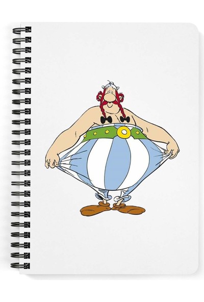 Astak Oburix Baskılı Ahşap Kapaklı Defter 15X20 cm DFT6742