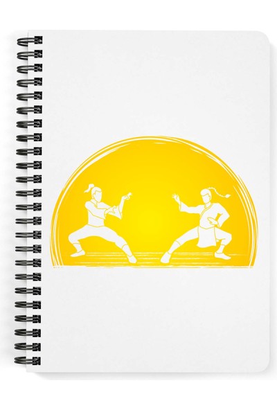 Fighting Baskılı Ahşap Kapaklı Defter 15X20 cm DFT2088 Fighting Baskılı Ahşap Kapaklı Defter 15X20 cm DFT2088