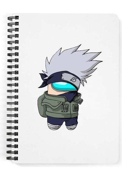 Kakashi Baskılı Ahşap Kapaklı Defter 15X20 cm DFT6659