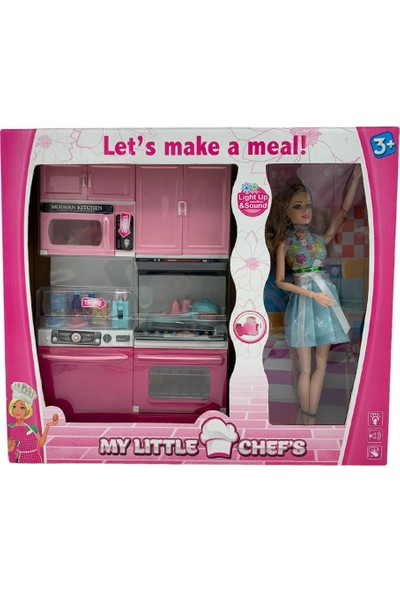 Kayyum Oyuncak Bebek (Eklemli) Işıklı ve Sesli Modern 2'li Mutfak Seti Fırın-Mikrodalgalı Pembe 2012-2 Kayyum Oyuncak Bebek (Eklemli) Işıklı ve Sesli Modern 2'li Mutfak Seti Fırın-Mikrodalgalı Pembe 2012-2