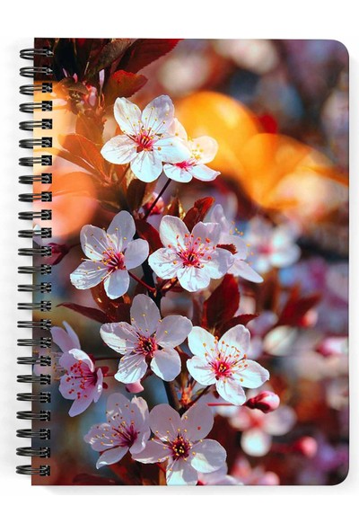 Doğa Baskılı Ahşap Kapaklı Defter 15X20 cm DFT2796