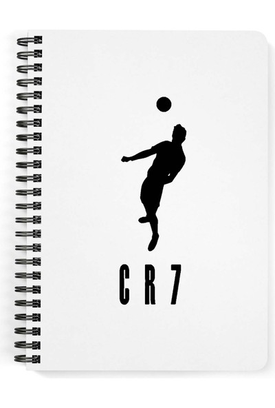 Astak Ronaldo Baskılı Ahşap Kapaklı Defter 15X20 cm DFT6077