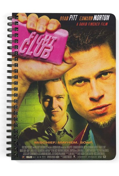 Astak Fight Club Baskılı Ahşap Kapaklı Defter 15X20 cm DFT2506 Astak Fight Club Baskılı Ahşap Kapaklı Defter 15X20 cm DFT2506