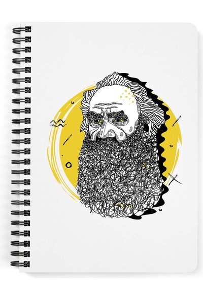 Lev Tolstoy Baskılı Ahşap Kapaklı Defter 15X20 cm DFT915 Lev Tolstoy Baskılı Ahşap Kapaklı Defter 15X20 cm DFT915