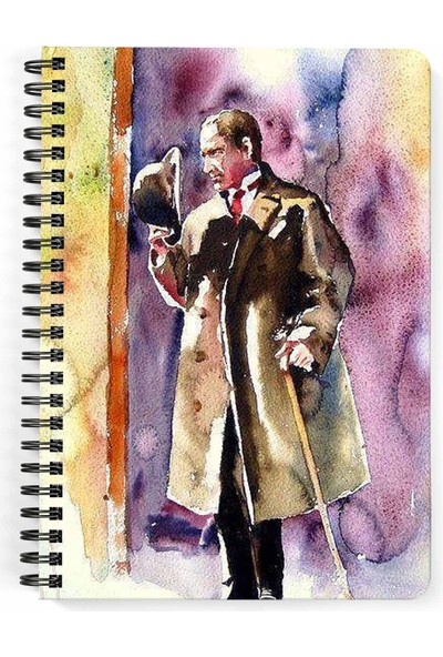 Astak Atatürk Baskılı Ahşap Kapaklı Defter 15X20 cm DFT3799 Astak Atatürk Baskılı Ahşap Kapaklı Defter 15X20 cm DFT3799
