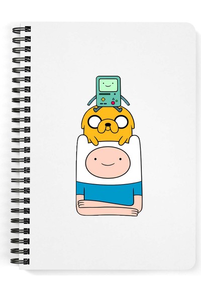 Astak Çizgi Film Baskılı Ahşap Kapaklı Defter 15X20 cm DFT6811