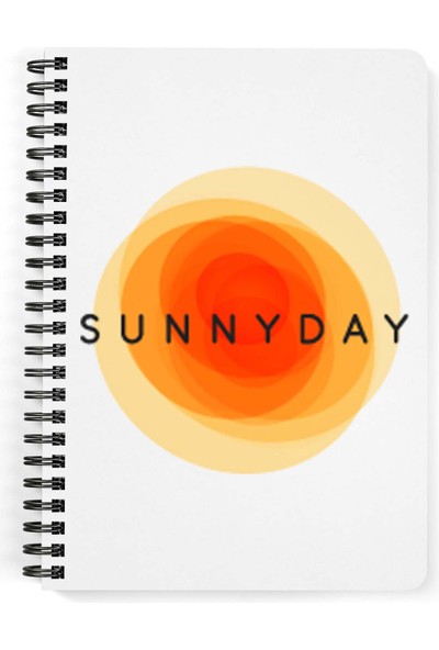 Astak Sunny Day Baskılı Ahşap Kapaklı Defter 15X20 cm DFT1913