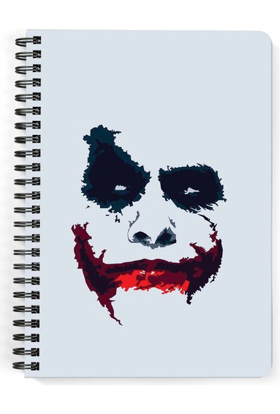 Joker Baskılı Ahşap Kapaklı Defter 15X20 cm DFT5023