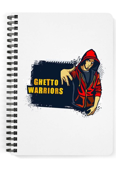 Astak Ghetto Warriors Baskılı Ahşap Kapaklı Defter 15X20 cm DFT1628 Astak Ghetto Warriors Baskılı Ahşap Kapaklı Defter 15X20 cm DFT1628